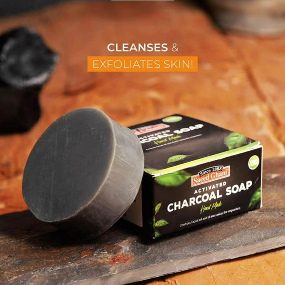 Saeed Ghani | Skincare | Saeed Ghani Activated Charcoal Face Soap ...